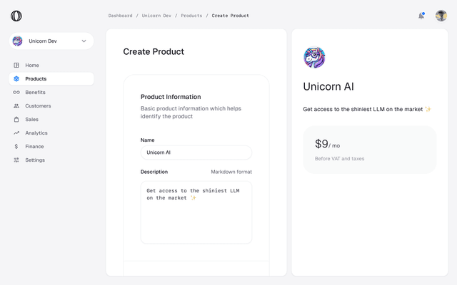 Polar - Billing - Web | TurboStarter