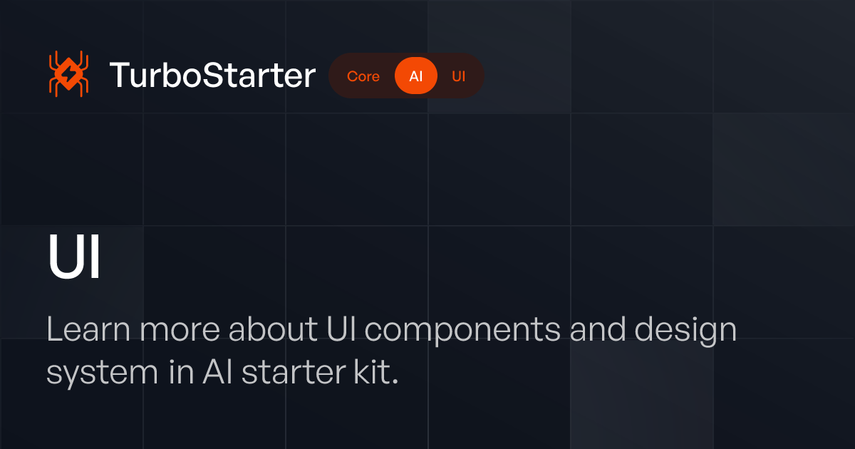 UI | TurboStarter AI