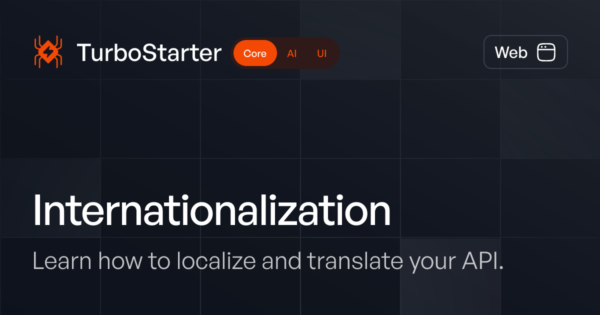 Internationalization Api Web Turbostarter