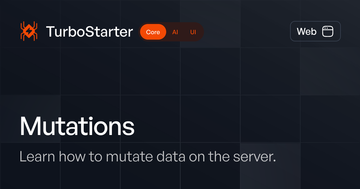 Mutations Api Web Turbostarter