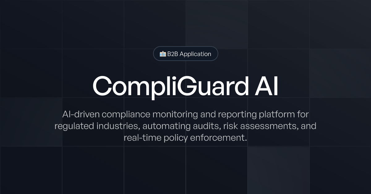 CompliGuard AI - B2B Application SaaS Idea | TurboStarter