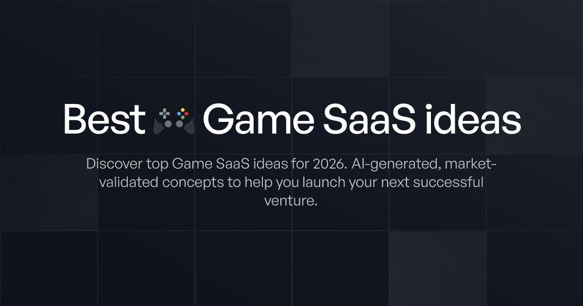 Best Game SaaS ideas | TurboStarter
